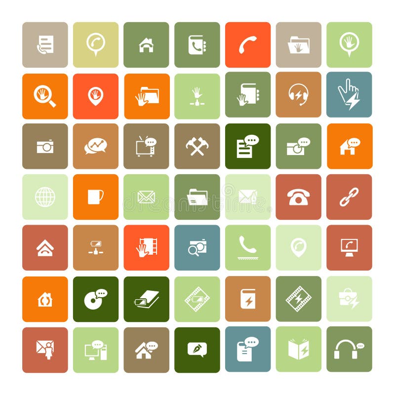 Set of 49 Universal Icons. Business, Internet, Web Design. Stock Vector ... Set of 49 Universal Icons. Business, Internet, Web Design. Stock Vector ...