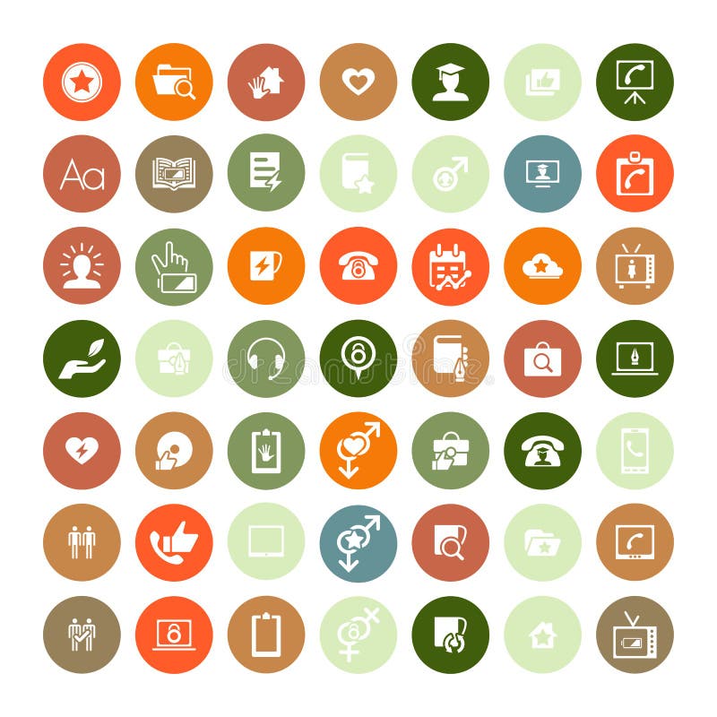 Set of Universal Icons. Business, Internet, Web Design. Stock Vector ...