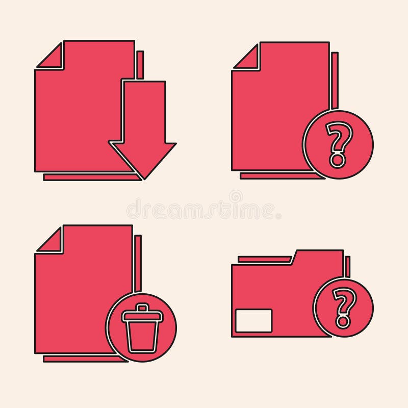 Set Unknown Document Folder, Document with Download, Unknown Document ... Set Unknown Document Folder, Document with Download, Unknown Document ...