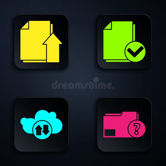 Set Unknown Document Folder, Upload File Document, Cloud Download and Upload and Document and ...