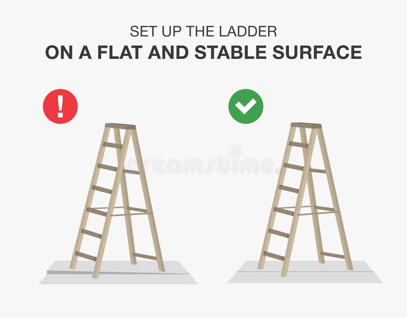 Ladder Unsafe Stock Illustrations – 83 Ladder Unsafe Stock ...