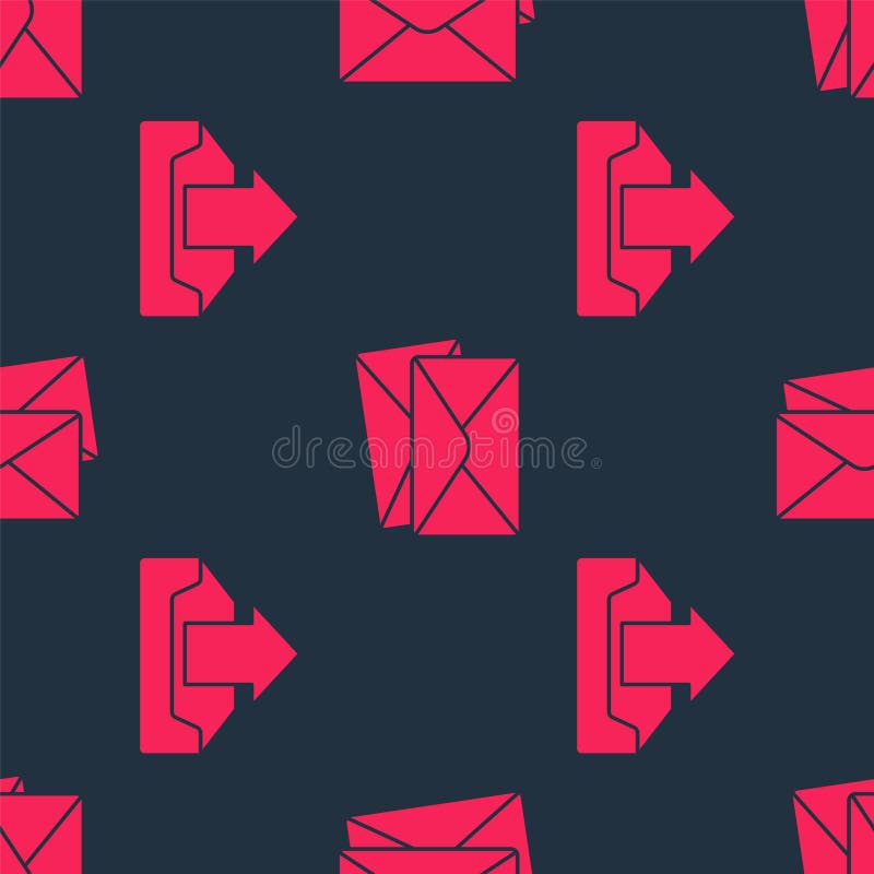 Set Upload Inbox and Envelope on Seamless Pattern. Vector Stock Vector ... Set Upload Inbox and Envelope on Seamless Pattern. Vector Stock Vector ...