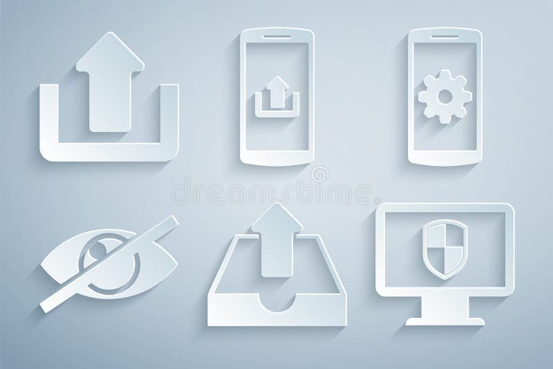 Set Upload Inbox, Setting on Smartphone, Invisible or Hide, Monitor and Shield, Smartphone with ...