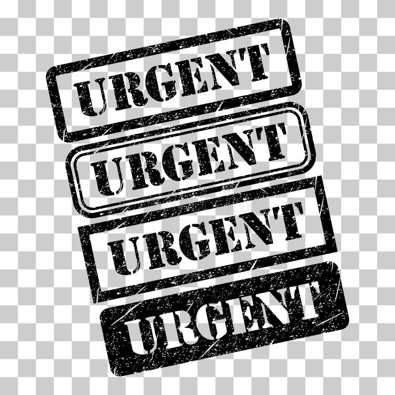 Set of Urgent Stamp Symbol, Label Sticker Sign Button, Text Banner ...