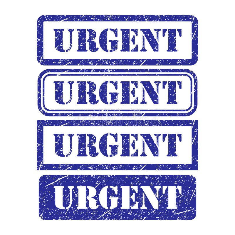 Set of Urgent Stamp Symbol, Label Sticker Sign Button, Text Banner ...