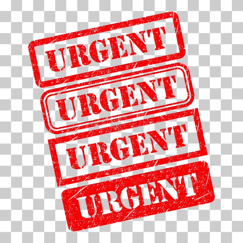 Set of Urgent Stamp Symbol, Label Sticker Sign Button, Text Banner ...