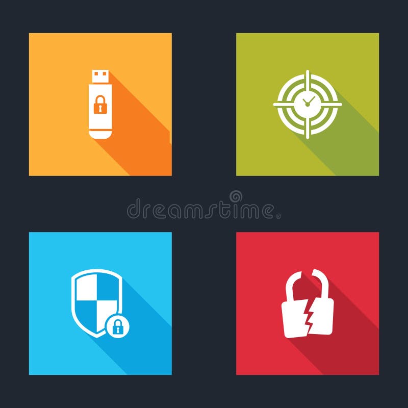 Set USB Flash Drive with Lock, Time Management, Shield Security and ...