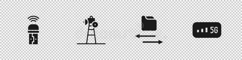 Set Usb Wireless Adapter, Satellite Dish, Transfer Files and 5G ...