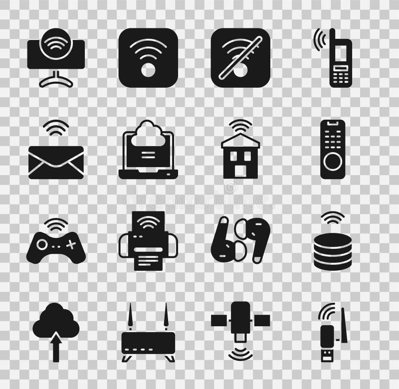 Wi-fi Adapter - Wi-fi Network - Monitor with Usb Card Icon, Vector ...