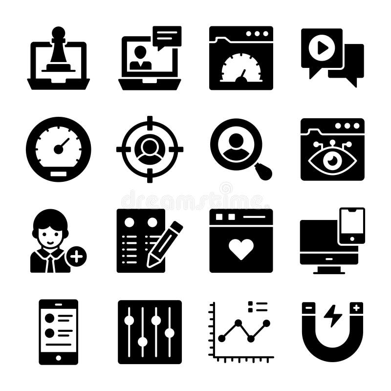 Set Of User Interface Icons Web Design User Interface Mobile Computer And Other Projects