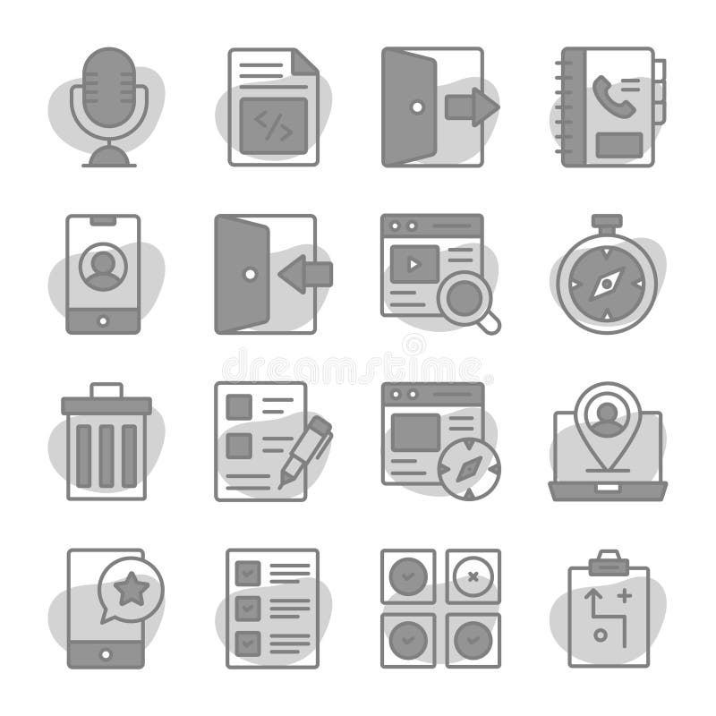 Set Of User Interface Icons Web Design User Interface Mobile Computer And Other Projects
