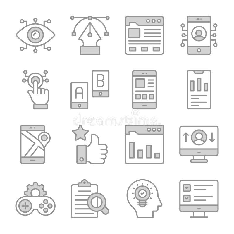 Set Of User Interface Icons Web Design User Interface Mobile Computer And Other Projects