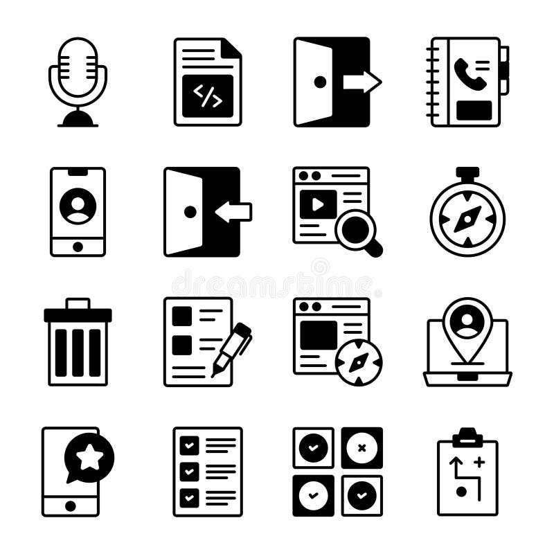 Set Of User Interface Icons Web Design User Interface Mobile Computer And Other Projects