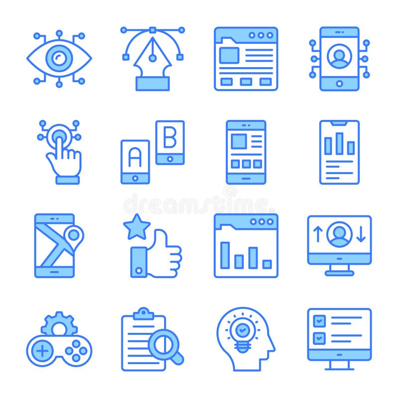 Set Of User Interface Icons Web Design User Interface Mobile Computer And Other Projects