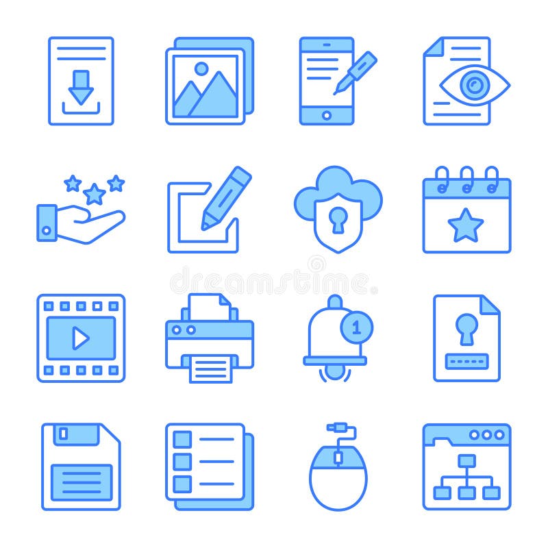 Set Of User Interface Icons Web Design User Interface Mobile Computer And Other Projects