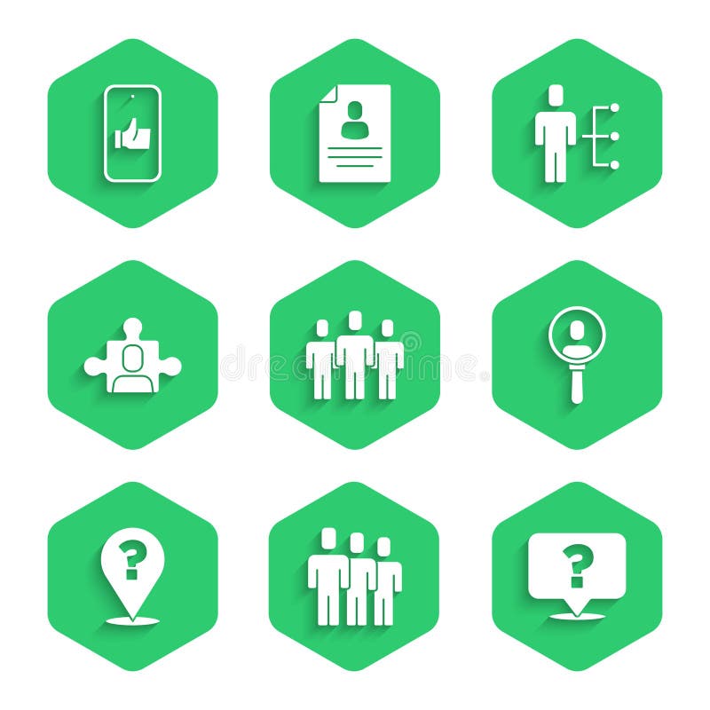 Set Users Group, Question Mark, Search People, Project Team Base, of ...