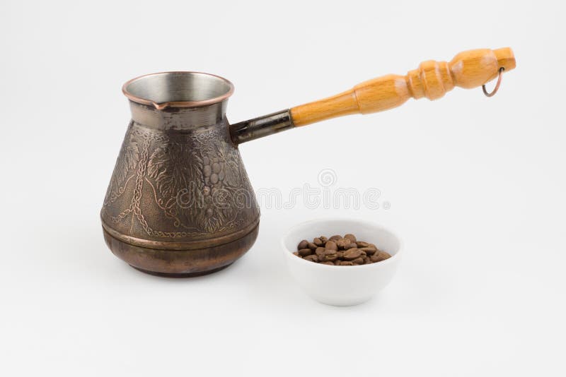 Set of Utensils for Preparing Coffee Stock Photo - Image of table, view ...