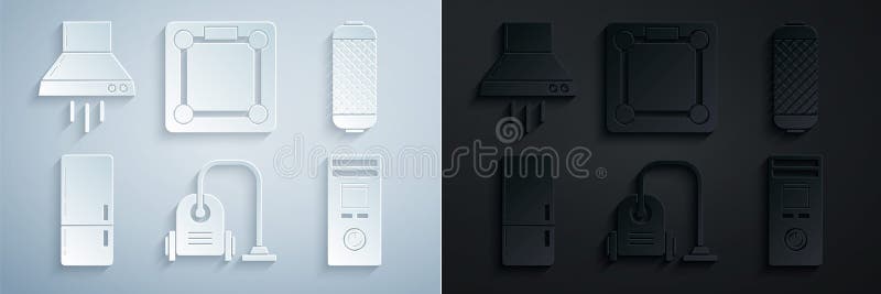 Set Vacuum Cleaner, Stereo Speaker, Refrigerator, Remote Control ...