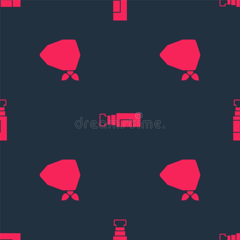 Set Vandal and Marker Pen on Seamless Pattern. Vector Stock ...