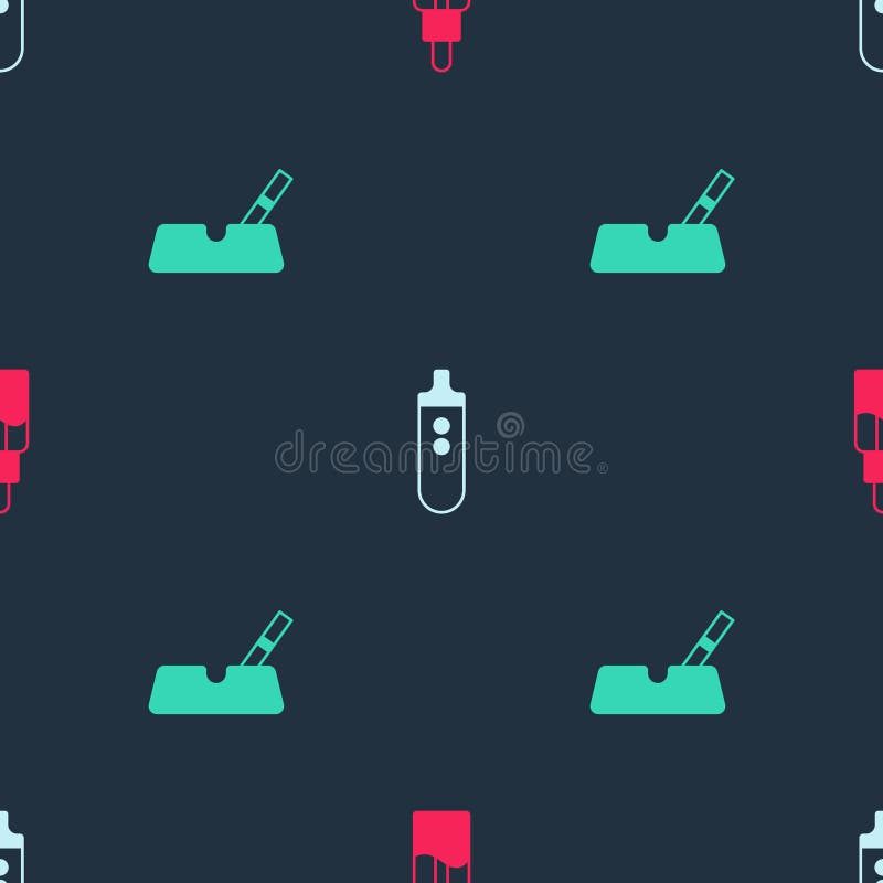 Set Vape Liquid Bottle, Electronic Cigarette and Ashtray with on ...