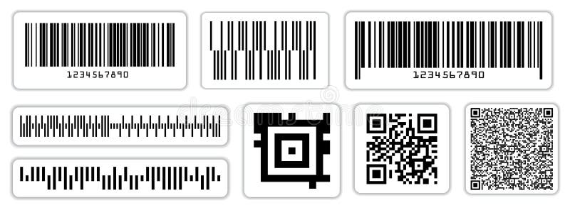Set of Various Barcode Label or Scan Barcode Bars Supermarket or Retail ... Set of Various Barcode Label or Scan Barcode Bars Supermarket or Retail ...