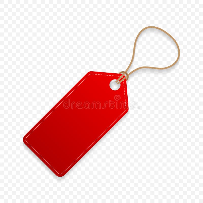 Set of Various Blank White Paper Tags, Labels, Stickers. Isolated ...