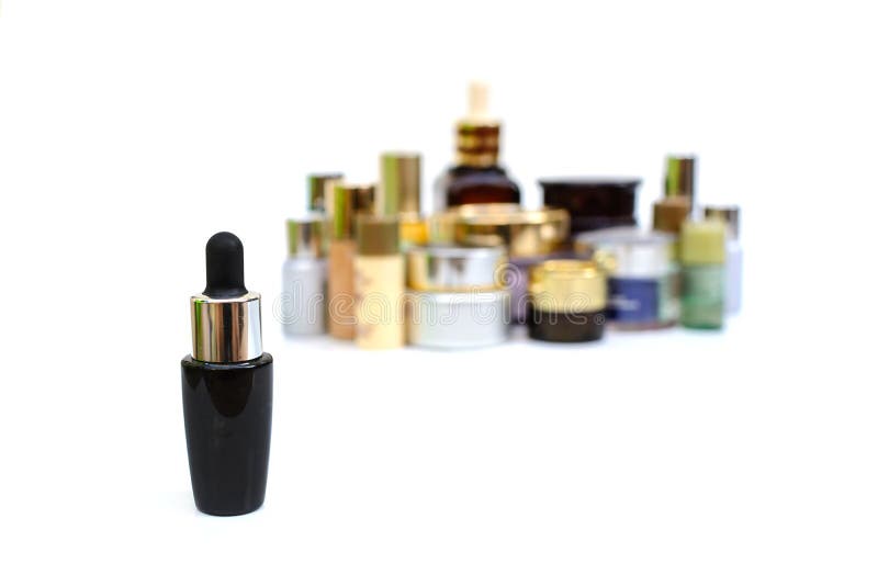 Set of Various Cosmetics for Skin Care Stock Image - Image of lotion ...