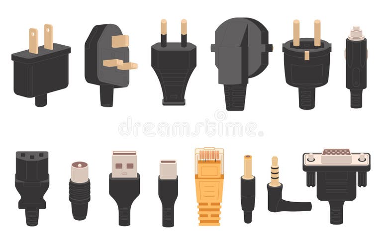 Devices Plugs Stock Illustrations – 391 Devices Plugs Stock ...