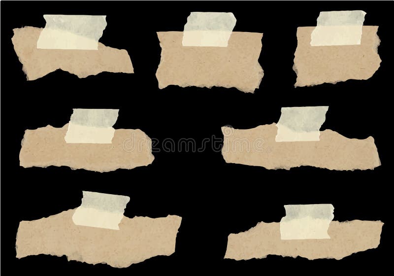 Torned Papers Stock Illustrations – 20 Torned Papers Stock ...