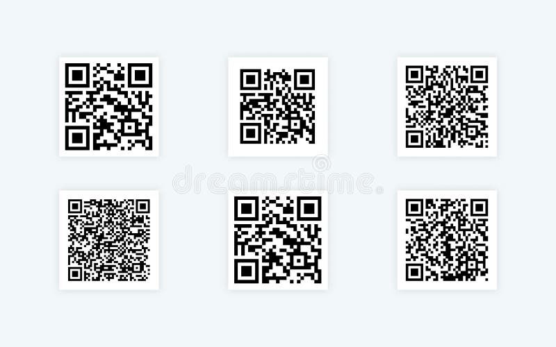 Collection Scan Me Template Of Qr Code Various Frame For Qr Code Vector Stock Vector