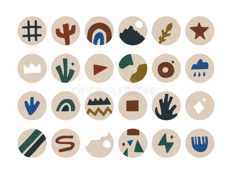 Set of Various Vector Highlight Covers. Abstract Backgrounds. Various ...