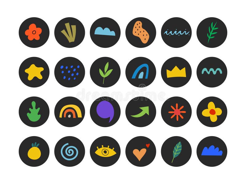 Set of Various Vector Highlight Covers. Abstract Backgrounds. Various ...