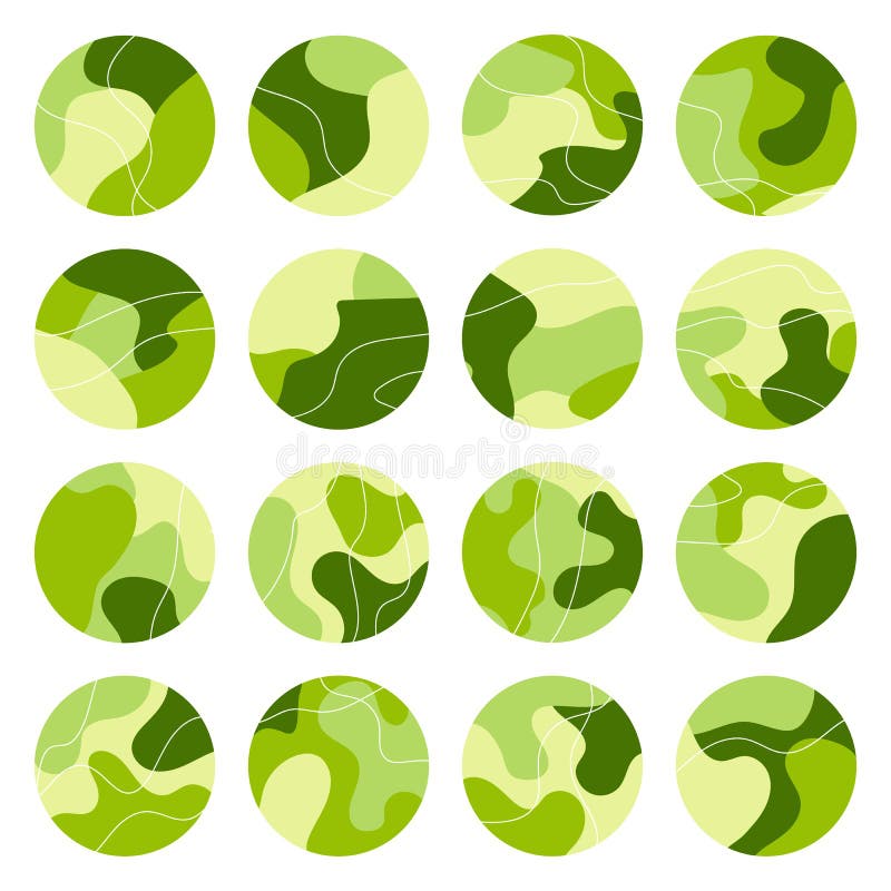 Set of Various Vector Highlight Covers. Abstract Backgrounds. Various ...
