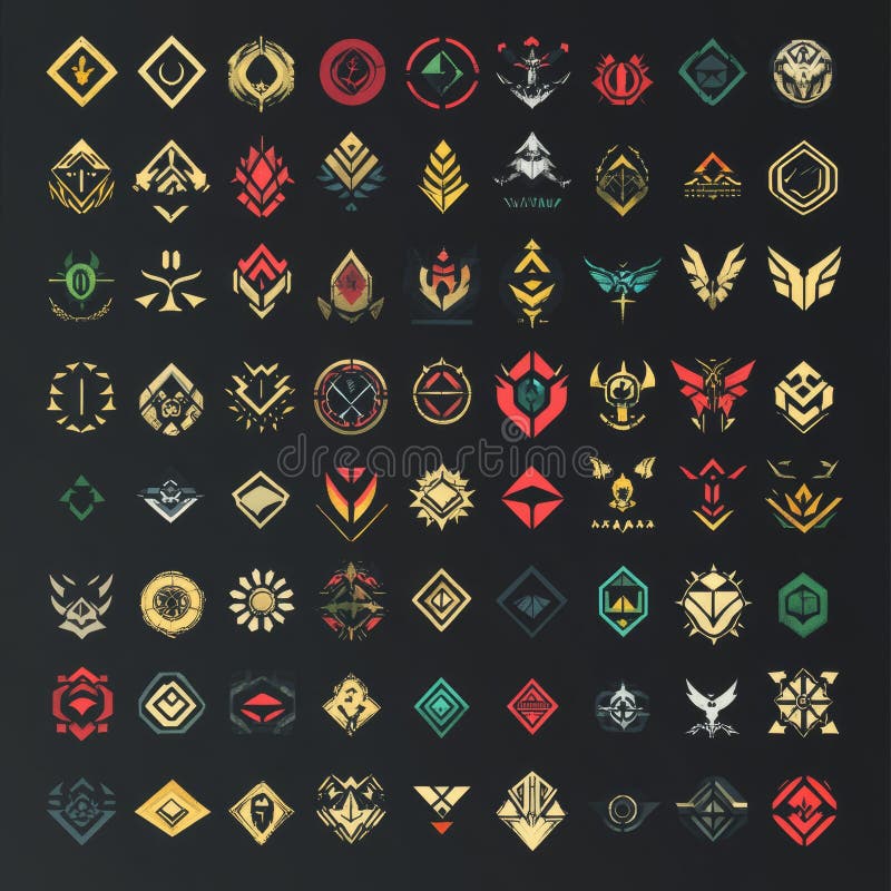 Set of Vector Abstract Geometric Logos, Labels, Badges and Design ...