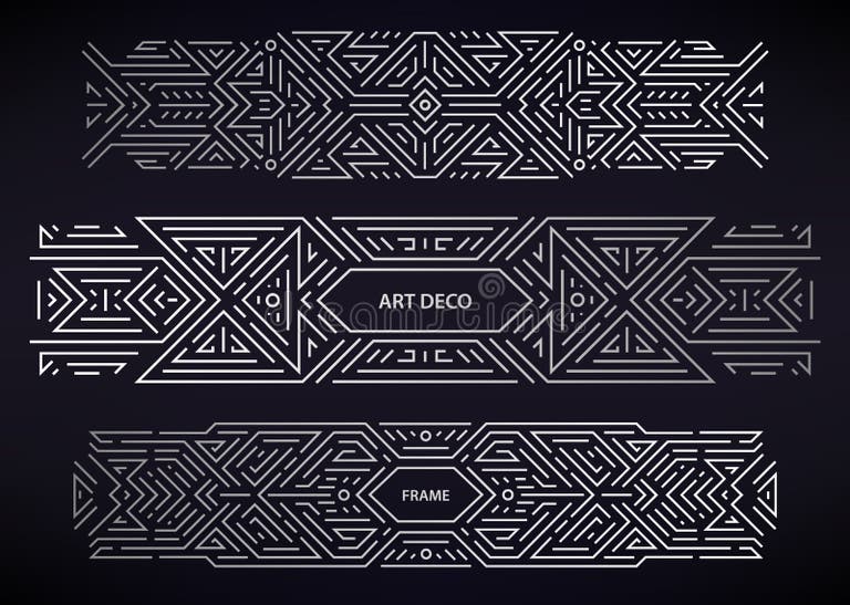 Art Deco Banner Vector Stock Illustrations – 39,463 Art Deco Banner ...