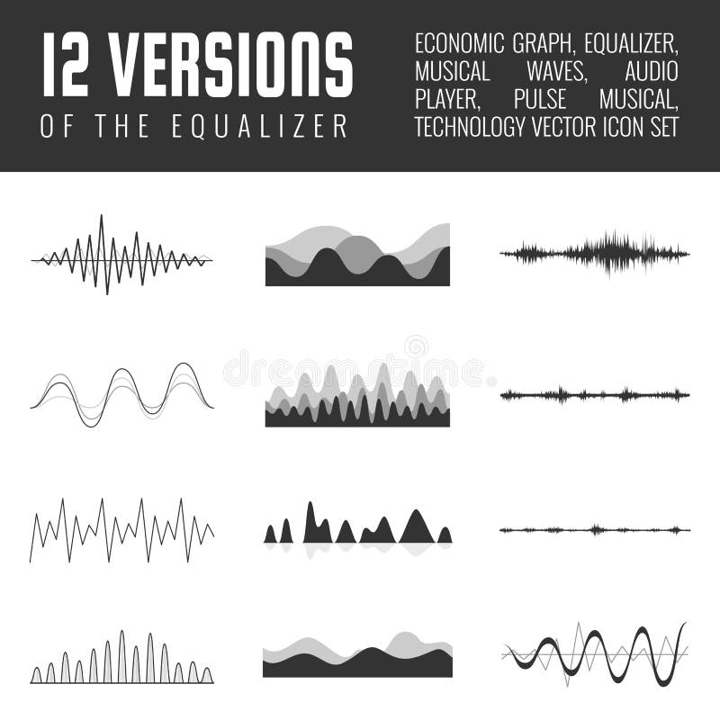 Set of Vector Audio Scales. Stock Vector - Illustration of musical ...