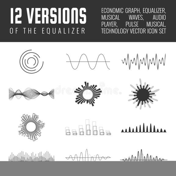 Set of Vector Audio Scales. Stock Vector - Illustration of meter ...