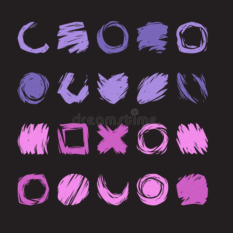 Set of Vector Background Elements for Banner and Flyer Design Stock ...