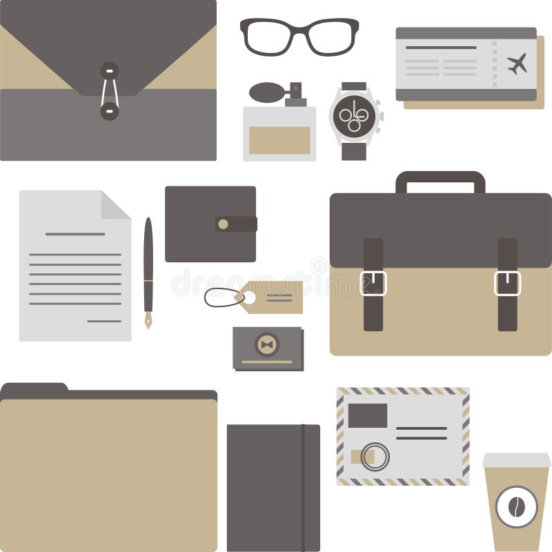 Buisness set stock vector. Illustration of design, manager - 30236450