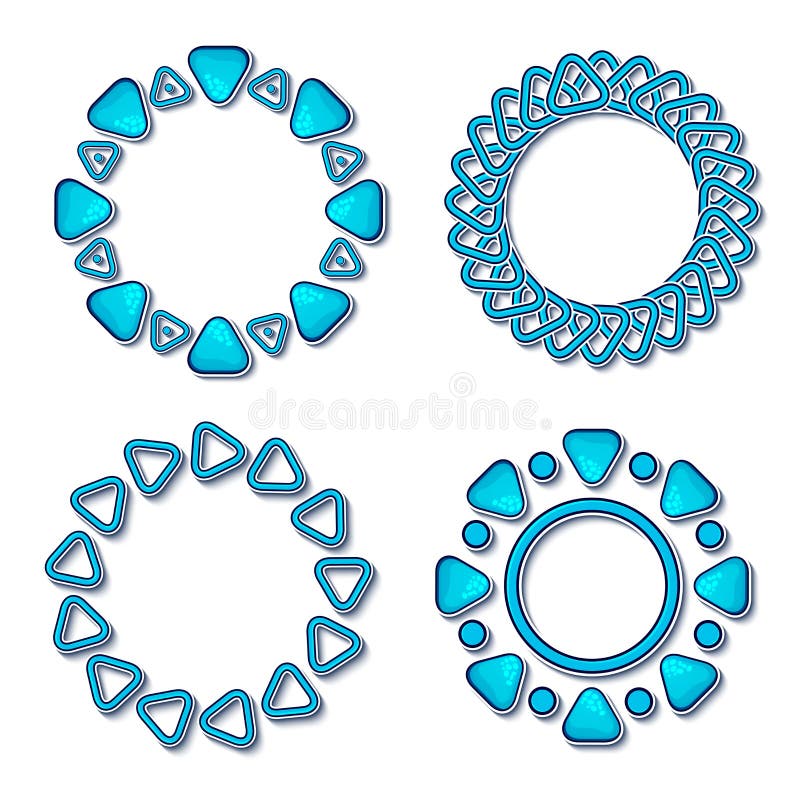 Set of Vector Cartoon Frames in Cartoon Style Stock Vector ...