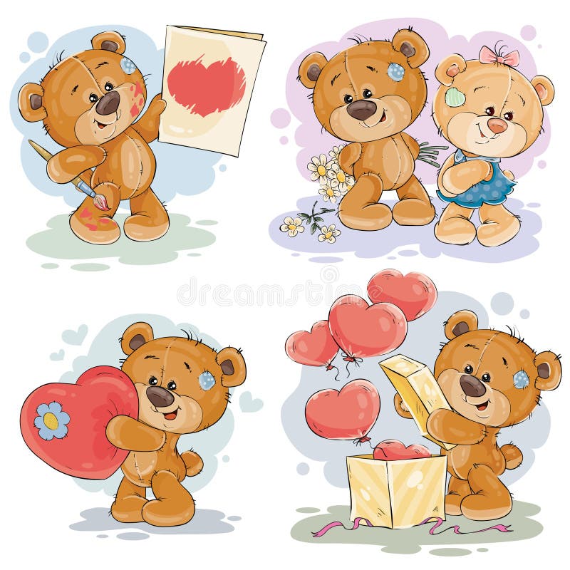 Set Vector Clip Art Illustrations Teddy Bears Stock Illustrations – 36 ... Set Vector Clip Art Illustrations Teddy Bears Stock Illustrations – 36 ...