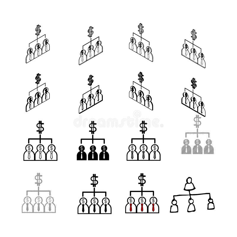 Set of Vector Collection Modern Vector. People Chart Multi Type Stock ...