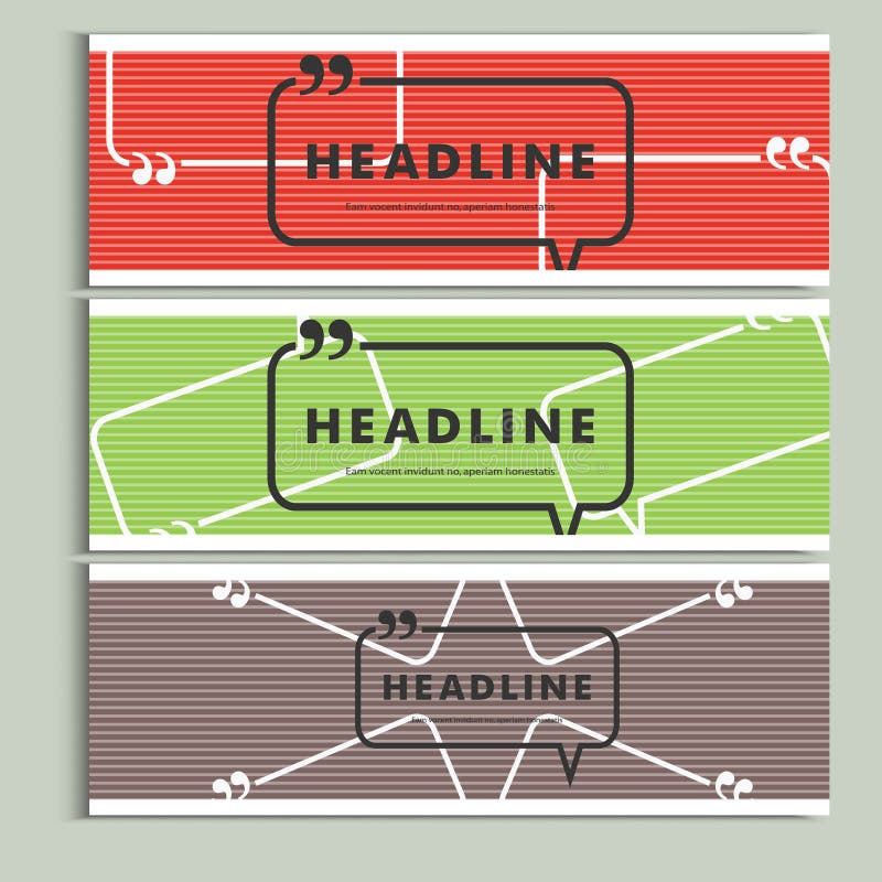 Set Vector Color Lines with Conversational Bubble Stock Vector ...