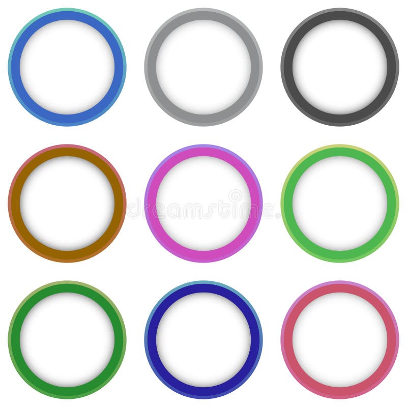 Set of Vector Colorful Banners Stock Vector - Illustration of financial ...