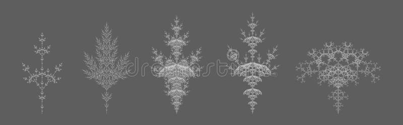 Set of Vector Dendritic Self-Contacting Design Plant Like L-system ...