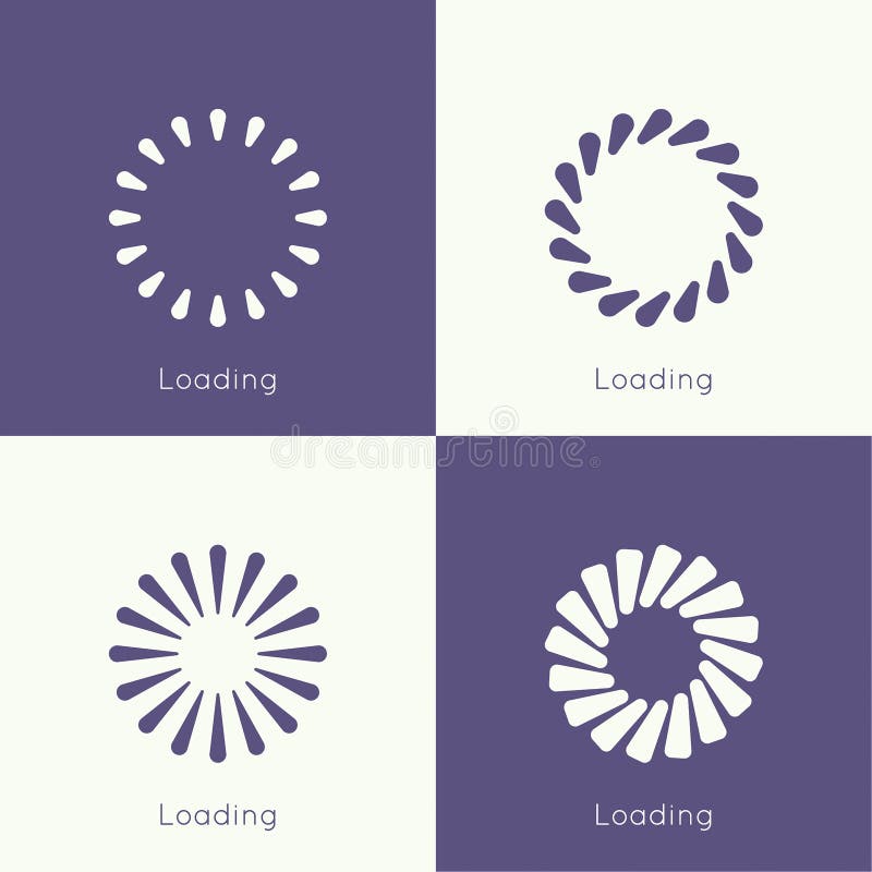 Set of vector downloaders stock vector. Illustration of frame - 53023241