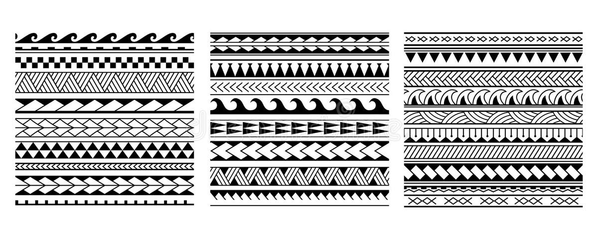 Maori Design Elements Set Stock Illustrations – 350 Maori Design ...