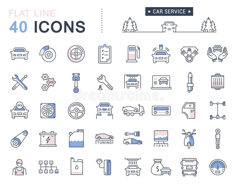 Car Service Pictogram Stock Illustrations – 30,736 Car Service ...