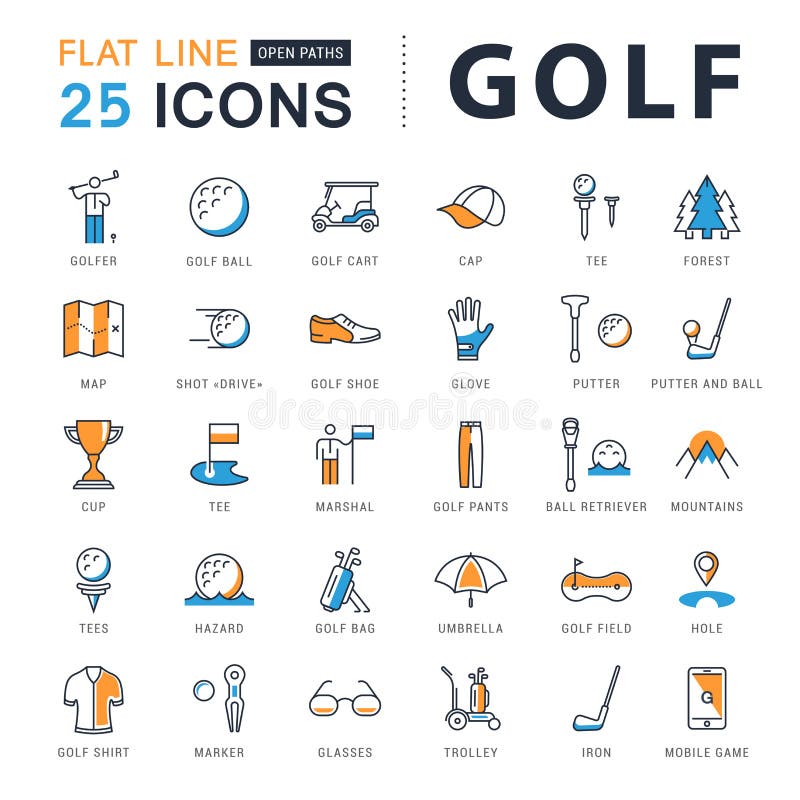 Golf Pictogram Stock Illustrations – 4,902 Golf Pictogram Stock ...