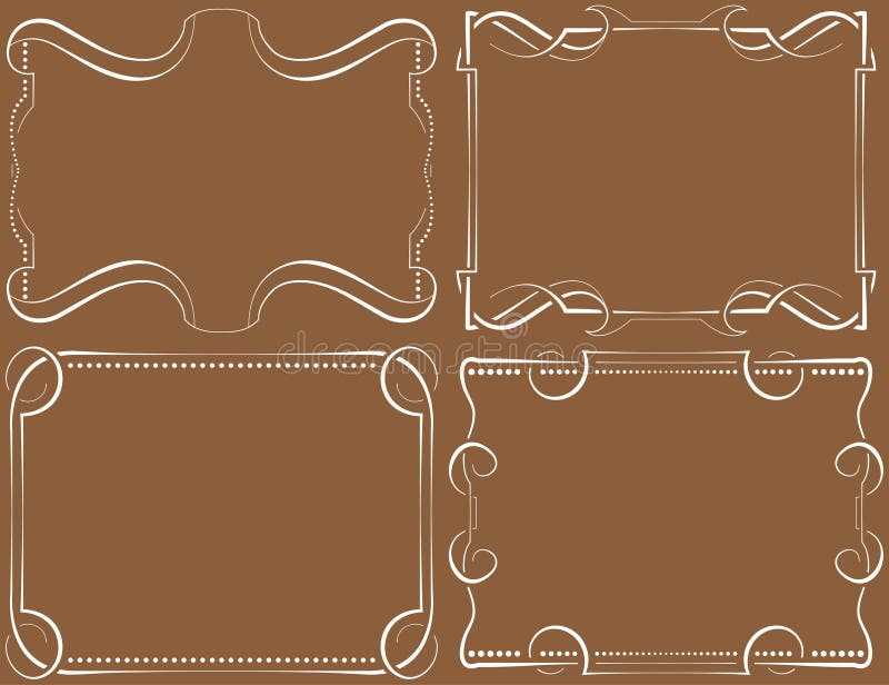 Brown framework stock vector. Illustration of children - 13533689